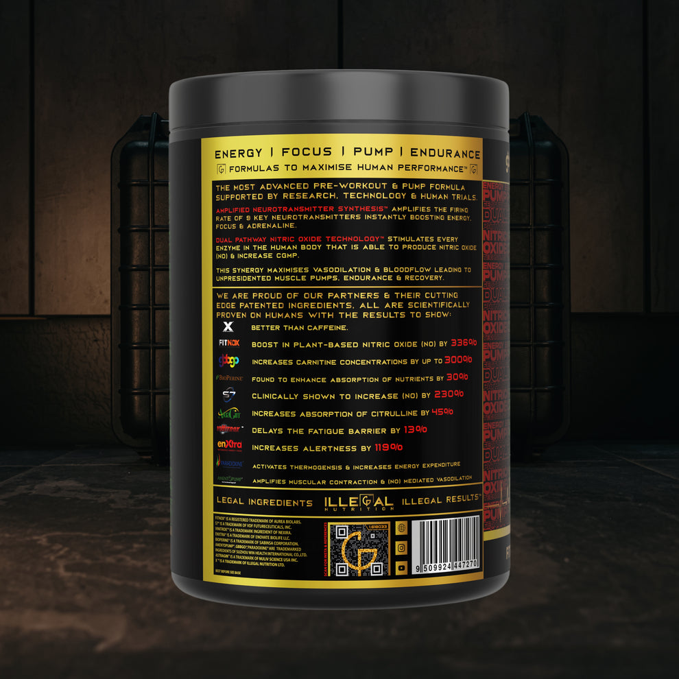 Premium Pre-Workout V2 X™ (Stim + Pump) – Illegal Nutrition