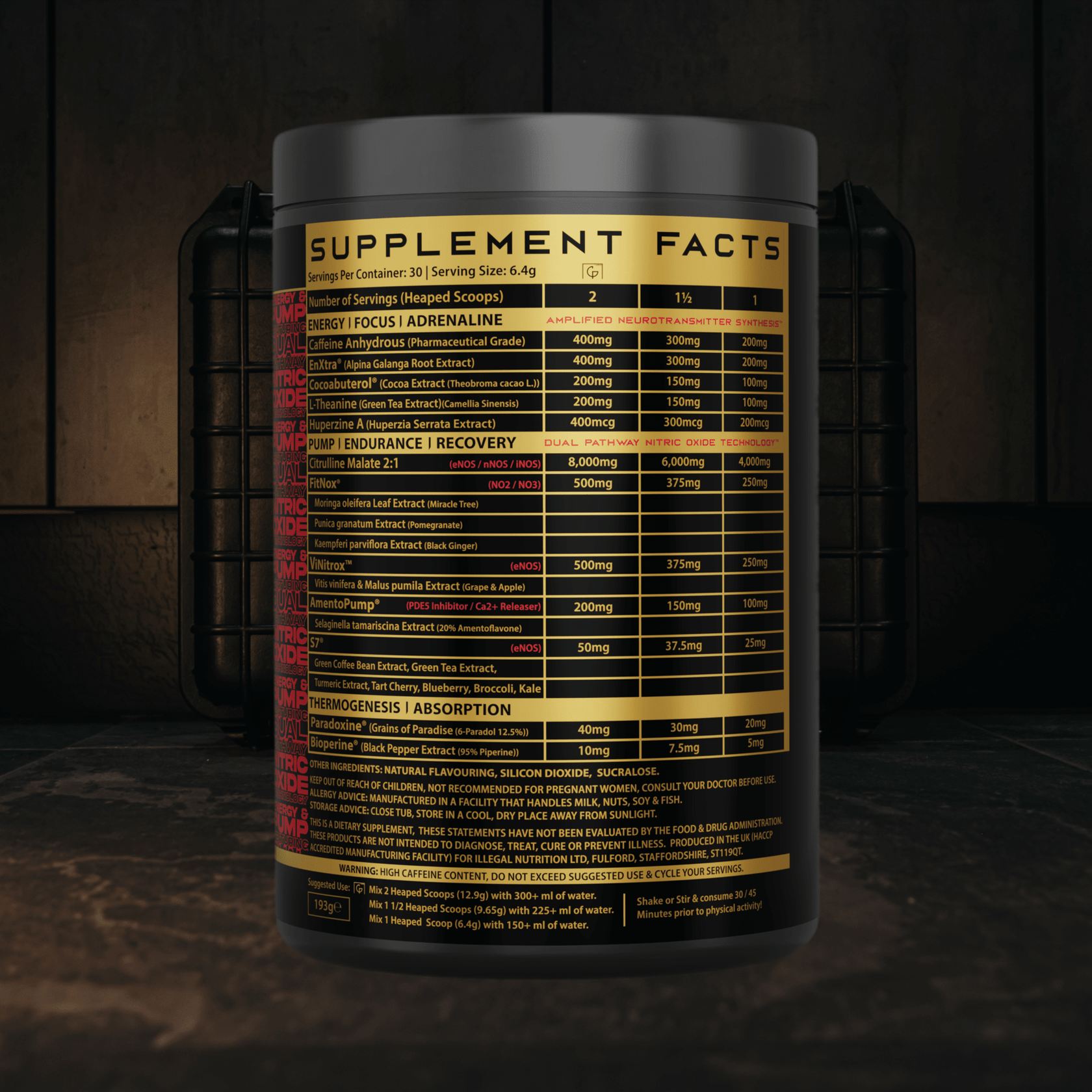 Premium Pre-Workout (Stim + Pump) – Illegal Nutrition